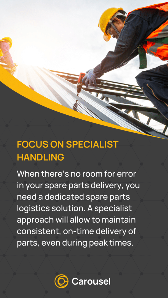 Specialist Spare Parts Logistics for the Construction Space